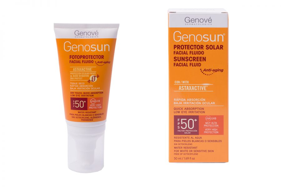 Genosun® Fotoprotector Facial Fluido Antiaging SPF50+ – GENOVÉ
